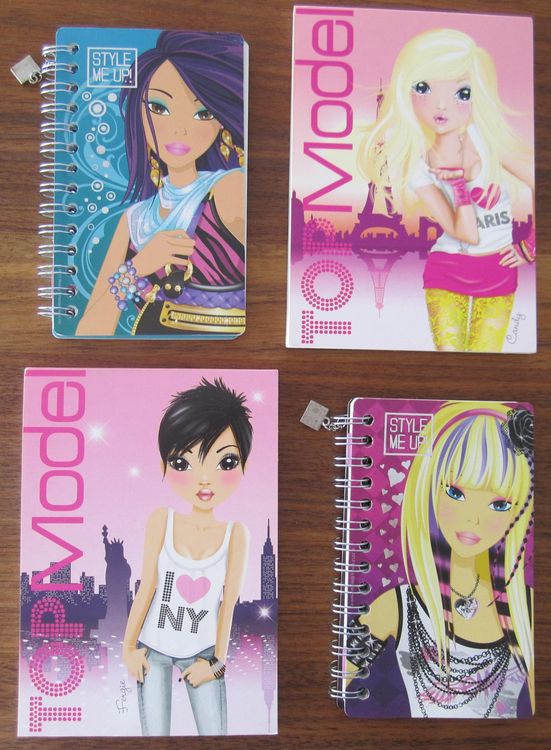 Top Model und Style me up! Notizblock und Notiz Spiral Heft | Kaufen ...