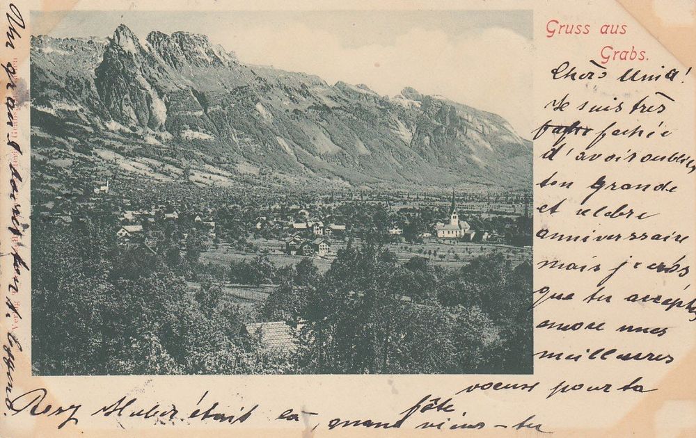 Grabs SG um 1899 (Gebraucht) in Niedergesteln für CHF 6 – mit Lieferung auf Ricardo kaufen