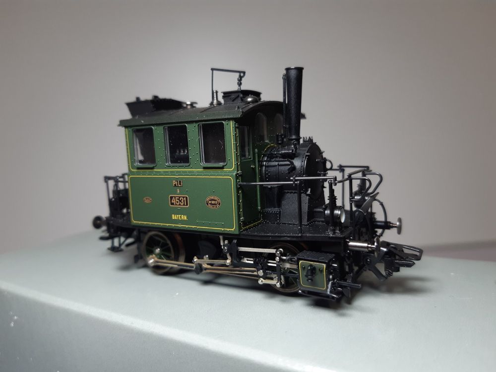 Märklin 3686 Dampflok PtL 2/2 Glaskasten K.Bay.Sts.B. Dig. (Gebraucht ...