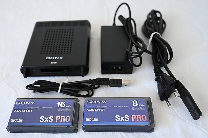Sony SxS Memory-Card Reader/Writer +2 SxS Card (Gebraucht) in Aristau ...