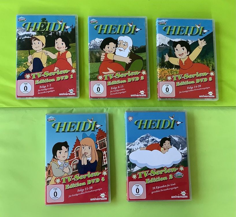 Heidi TV Serie komplett 8 DVDs (Gebraucht) in Reinach BL für CHF 4 ...