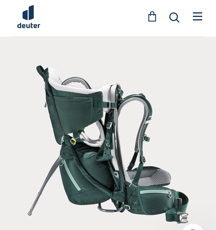 Deuter Kindertrage Kid Comfort 2 VariFlex (Neu (gemäss Beschreibung ...