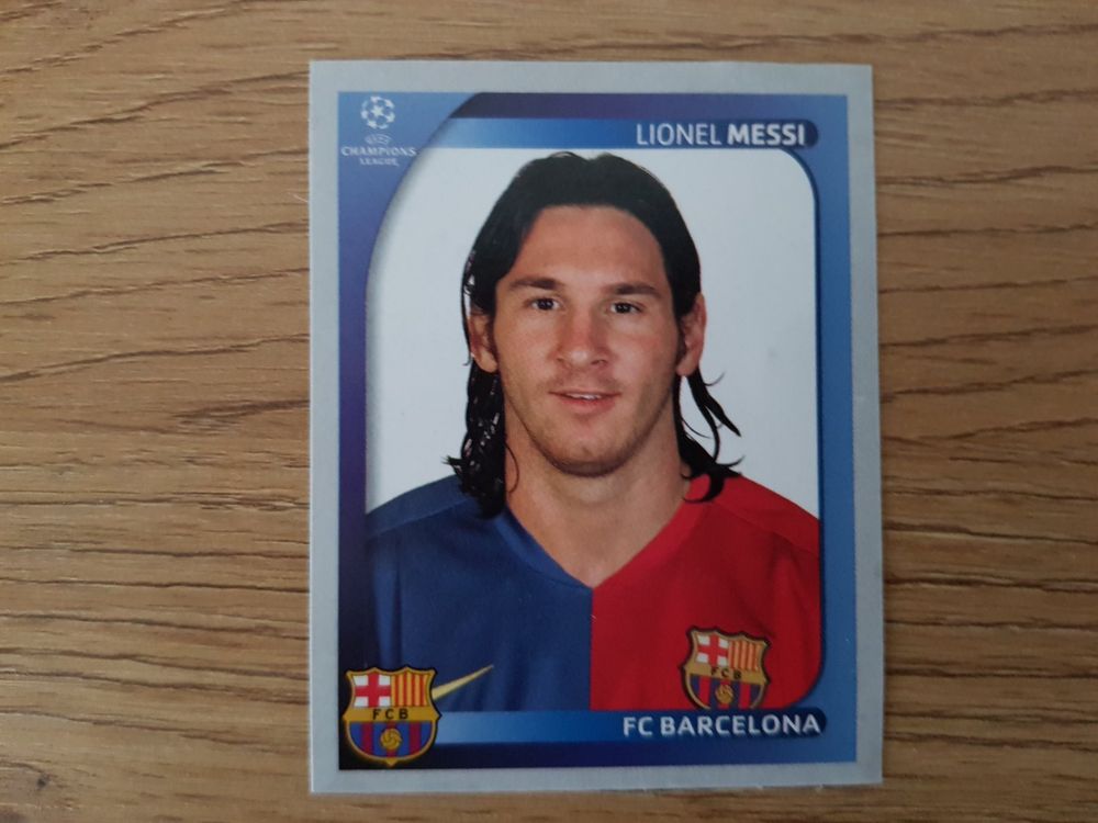Panini Sticker Lionel Messi CL 2008/09 CF Barcelona (Gebraucht) in ...