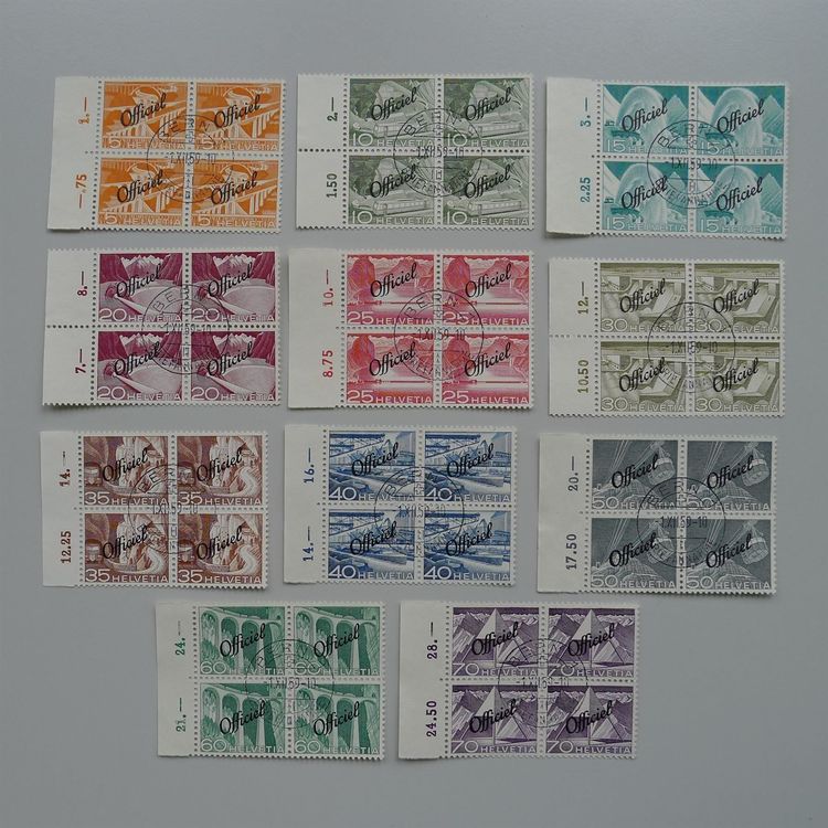 Officiel 4er-Blöcke Zentrum-O SBK: 660.- | Kaufen auf Ricardo