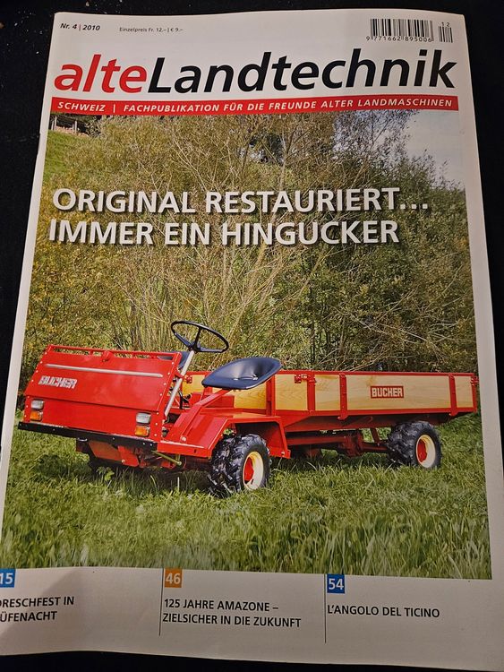 Alte Landtechnik 4/10 Reform Fahr M1000 Bührer Amazone xx (Gebraucht) in Flawil für CHF 20 – mit ...