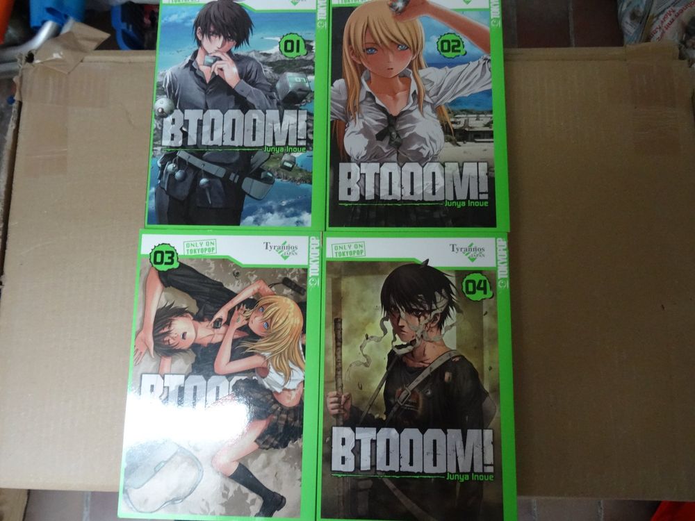 BTOOOM! Band 1-4 Bücher Anime DEUTSCH (Gebraucht) in Olten für CHF 15 ...