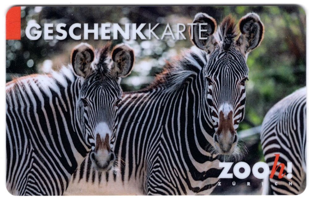 zooh ZÜRICH - schöne Geschenkkarte mit Zebras (Gebraucht) in Eglisau für CHF 1 – mit Lieferung ...