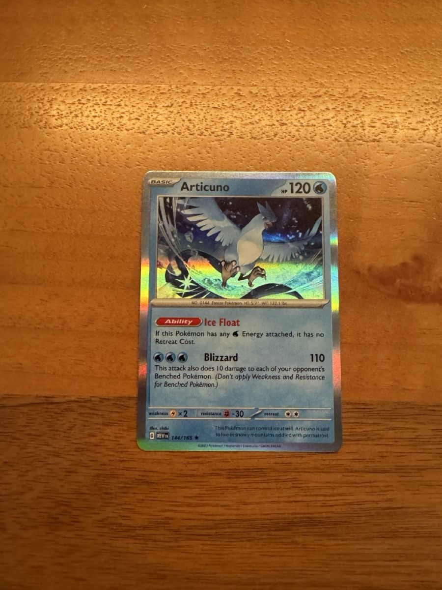 Pokemon MEW 151 EN Articuno 144/165 Holo (Neu (gemäss Beschreibung)) in ...