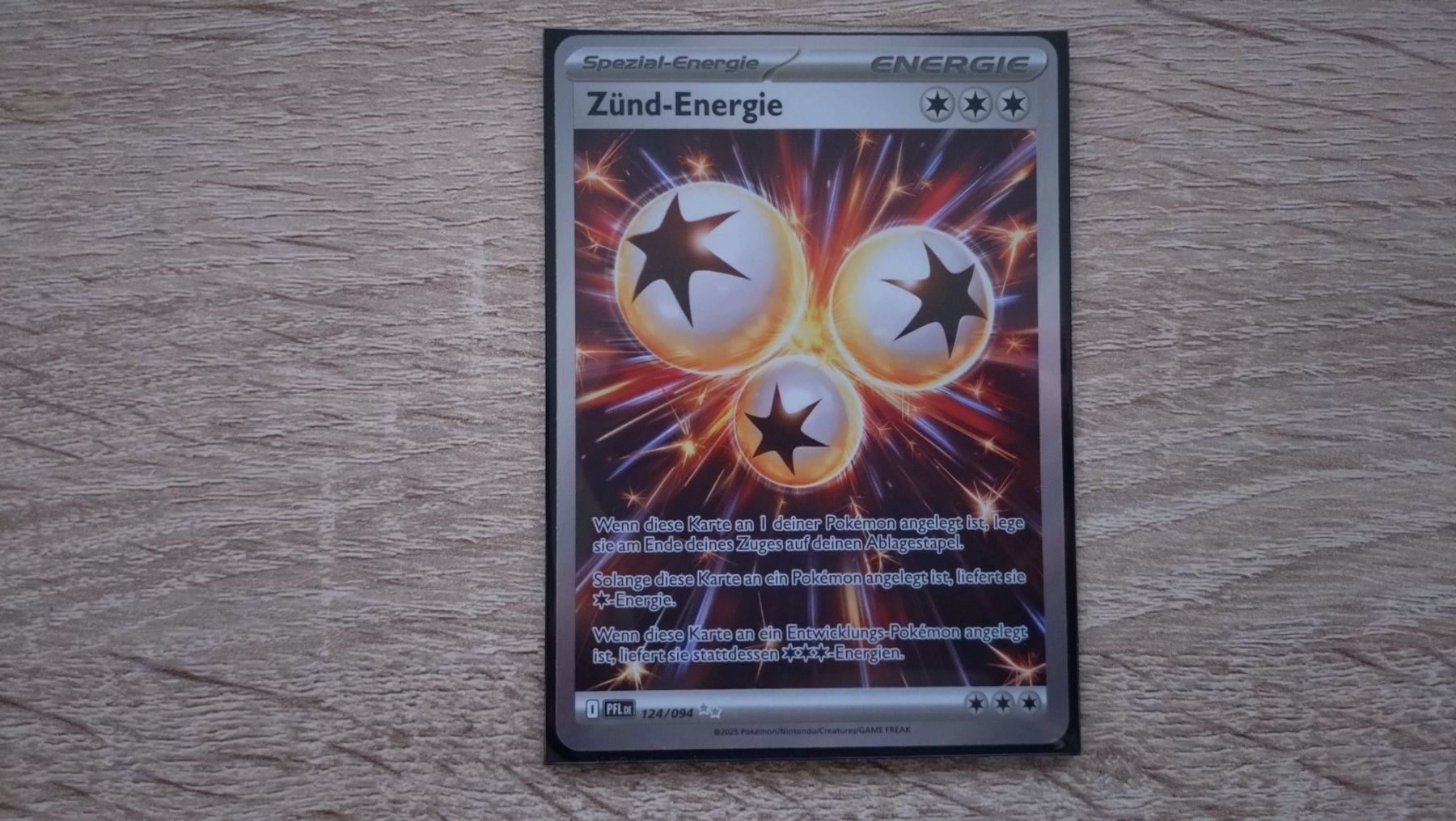 Pokémon Sammelkarte, Zünd-Energie 124 / 094, Fatale Flammen (Neu ...