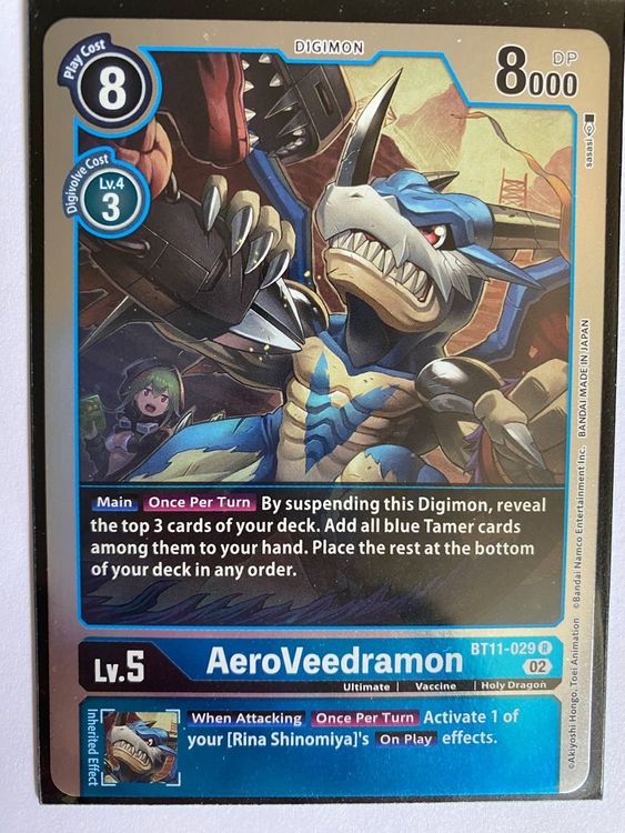 AeroVeedramon BT11-029 DIGIMON English (Neu (gemäss Beschreibung)) in ...