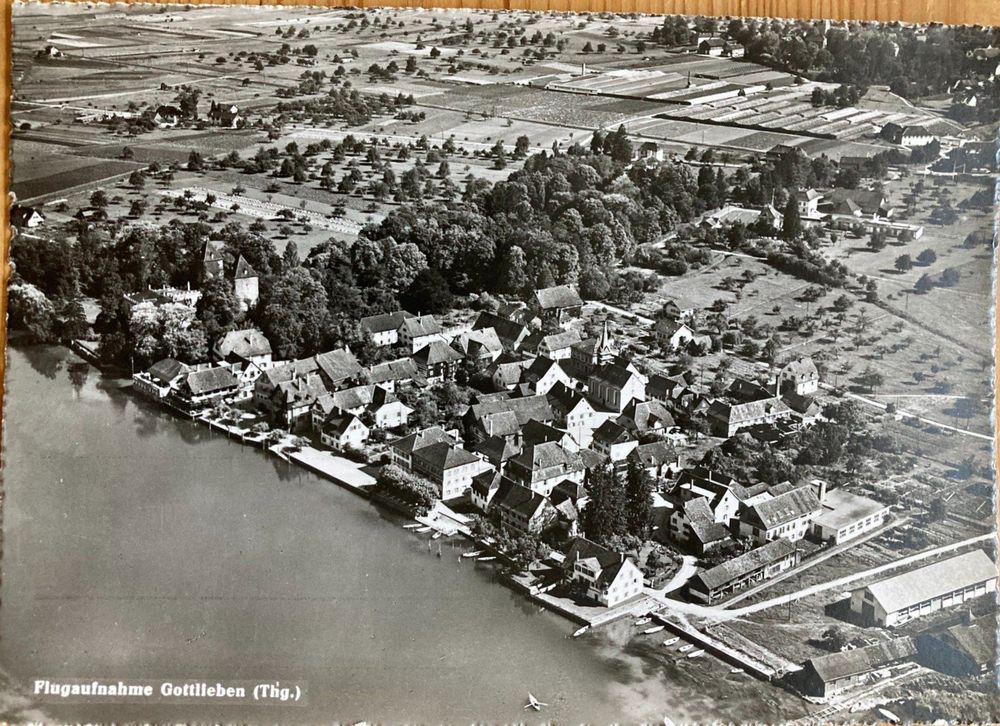 Gottlieben TG Flugaufnahme Nr.1047 , 1957 (Gebraucht) in Solothurn für CHF 12 – mit Lieferung ...
