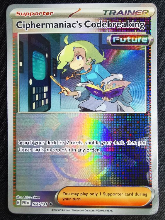 Pokémon Ciphermaniac's 104 Pokeball Prismatic Evolutions (Neu (gemäss ...