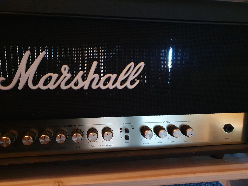 Marshall MA50H 50 Watt 2-Channel Tube Guitar Amp Head W (Gebraucht) in ...