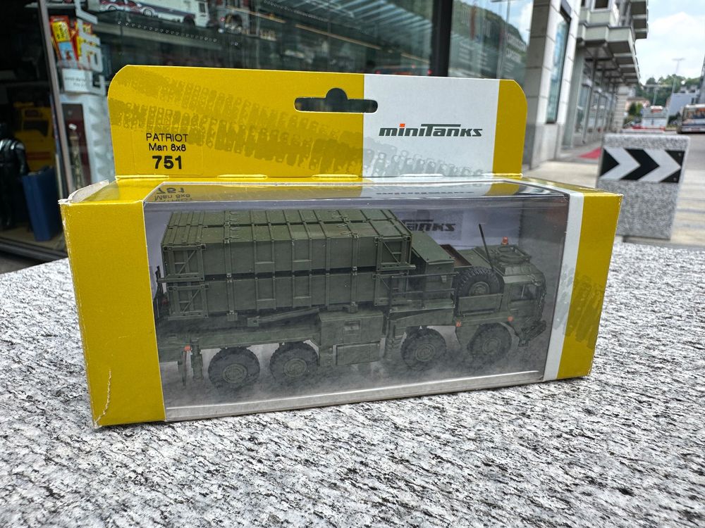 Roco Minitanks 1:87 H0 Custom MAN LKW Militär Patriot 8x8 n1 (Gebraucht ...