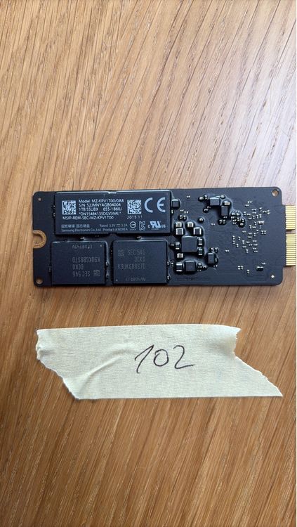 SSD 1TB Apple MacBook Pro/Air (MZ-KPV1T00) Ricambio (Usato) a Bürglen ...