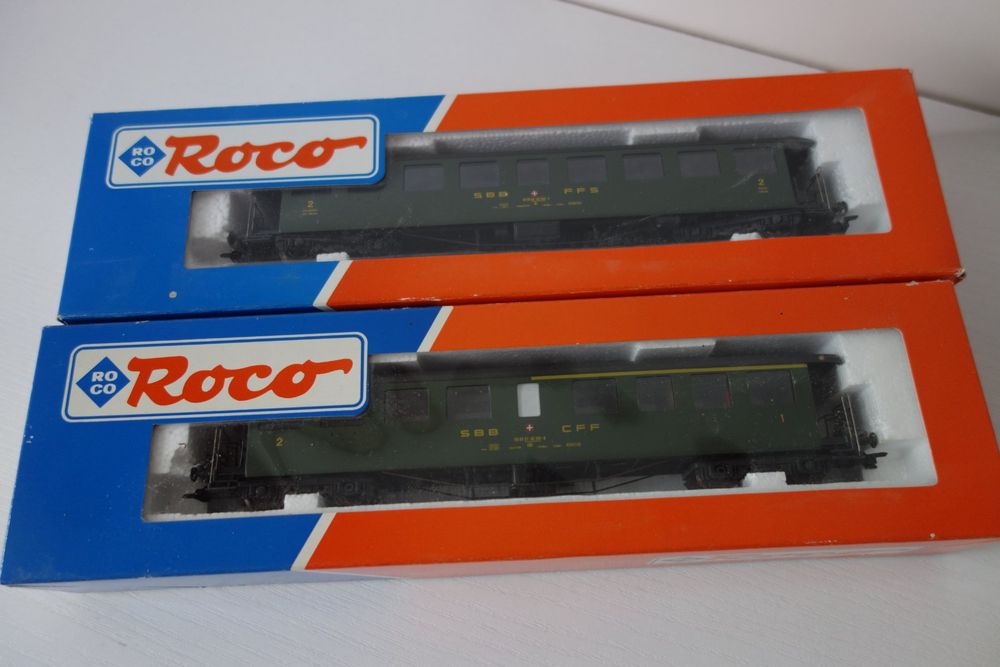 HO ROCO SBB Seetal-Plattformwagen AB und B, Gleichstrom | Kaufen auf ...