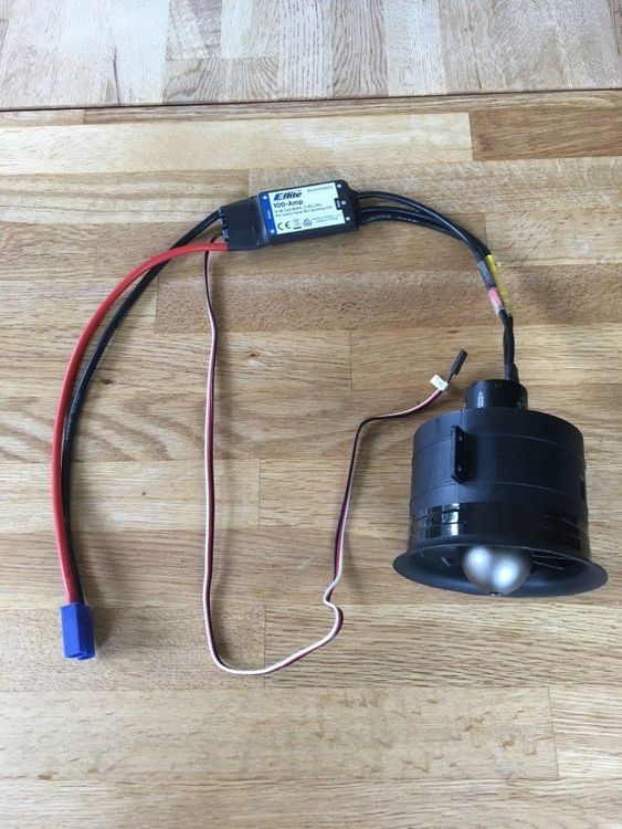 E-Flite 100Amp ESC Combo Brushless 2000KV Motor 12B 80mm EDF (Gebraucht ...