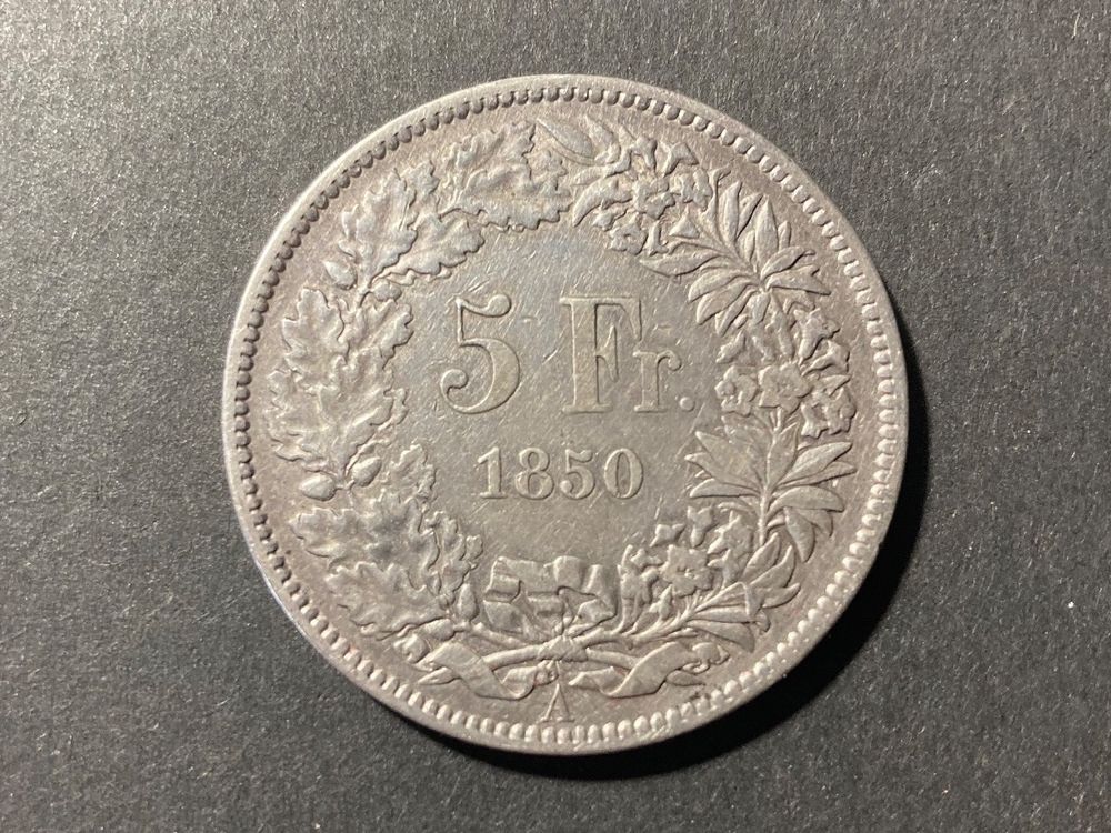5.- 1850 SS + vorz (Gebraucht) in Les Bayards für CHF 266 – mit Lieferung auf Ricardo kaufen