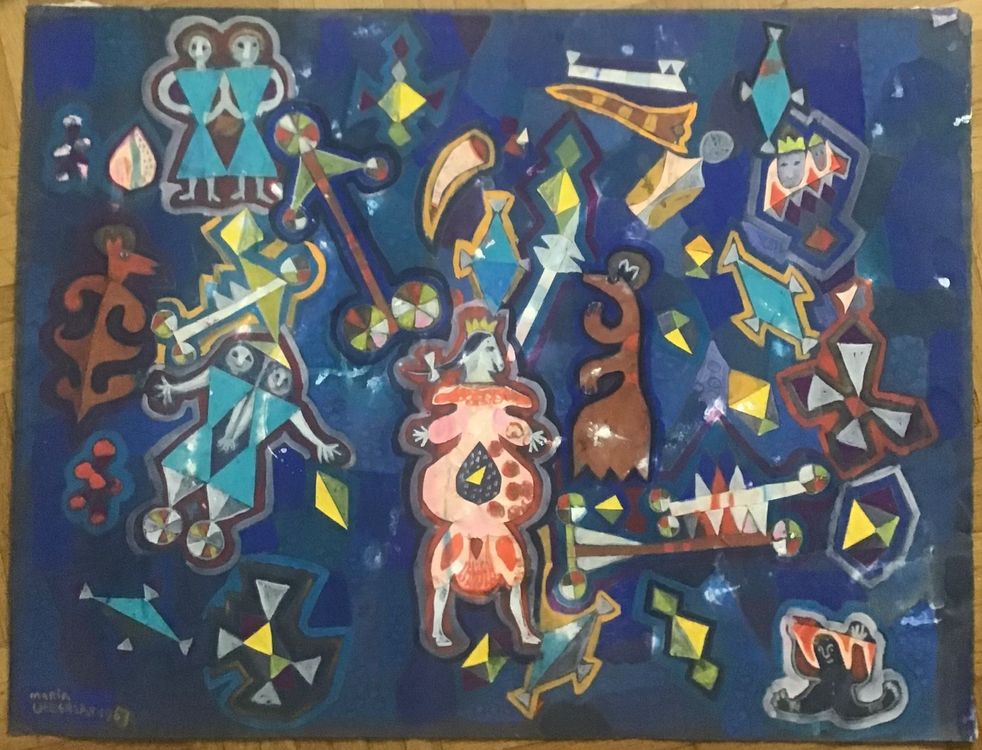 Maria UEBERSAX (1899-1989) Mischtecknik Signiert (Gebraucht) in Root für CHF 365 – mit Lieferung ...