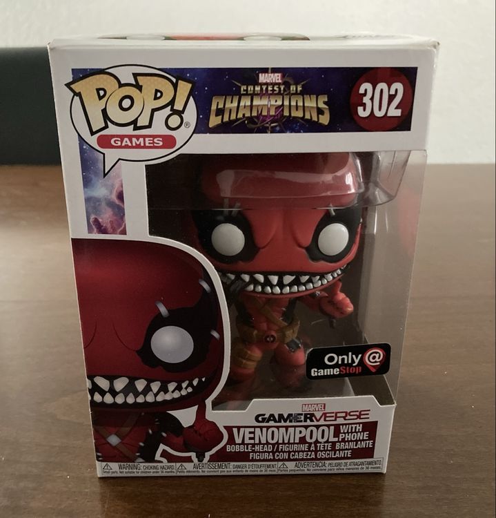 Funko PoP Venompool #302 Gamerverse Deadpool Figur Marvel (Neu (gemäss ...