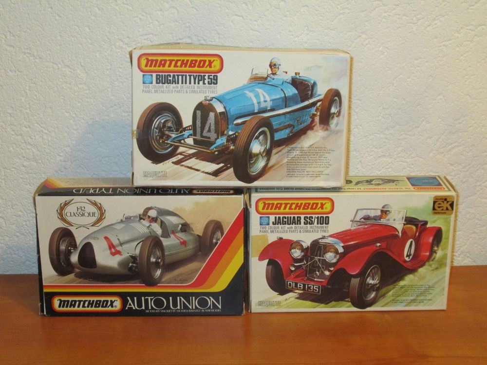 Matchbox kit Bugatti Jaguar Auto-Union 1/32 | Acheter sur Ricardo