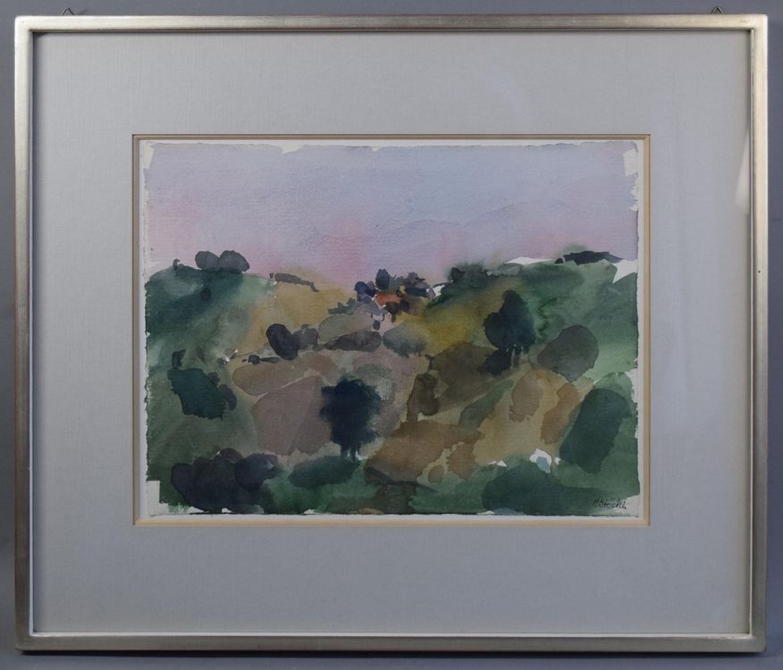 Paul Stöckli (1906-1991) Aquarell Landschaft gerahmt (Gebraucht) in Stans für CHF 165 – mit ...