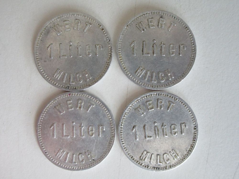 4 Jeton für 1 Liter Milch Käserei Schüpach Walkringen (Gebraucht) in Heimberg für CHF 12 – mit ...