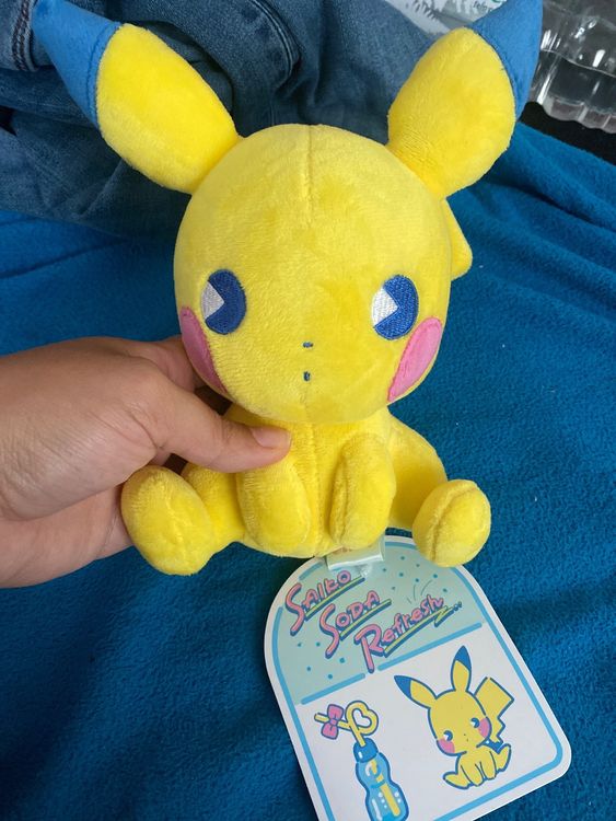 Pokemon Plüsch Pikachu Soda Refresh Pokemoncenter Japan (Neu und ...