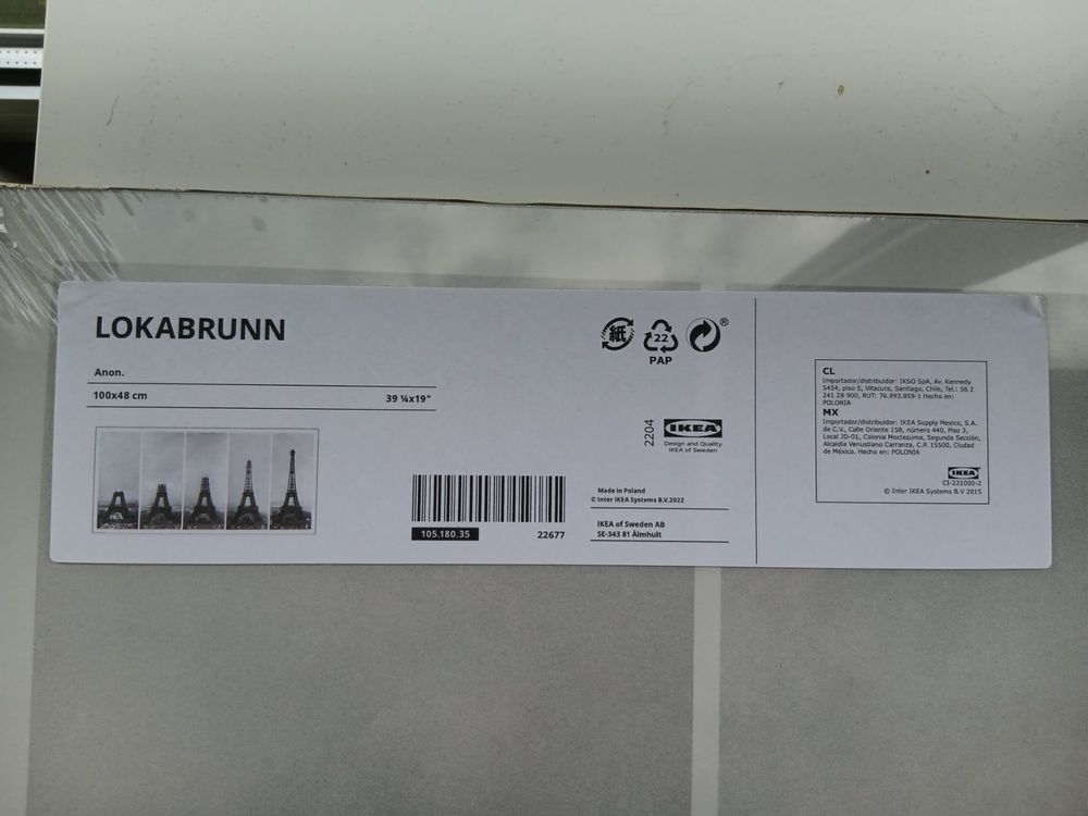 Bild Eiffelturm Konstruktion 5 Phasen, IKEA, LOKABRUNN | Kaufen auf Ricardo