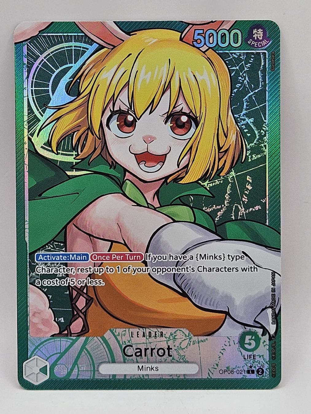 Carrot (OP08-021) - Super Rare Alternate Art (V.2) (Usato) a Lugano per ...