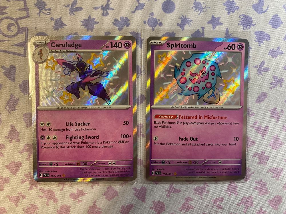 Pokemon - Spiritomb - Ceruledge - Shiny - Paldean Fates (Gebraucht) in ...