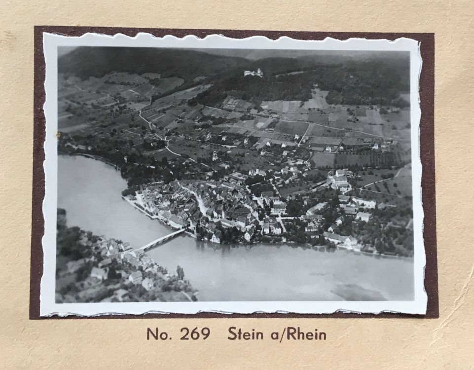 Fliegeraufnahme W. Mittelholzer, Echtfoto, Stein am Rhein (Gebraucht) in Frauenfeld für CHF 3.8 ...
