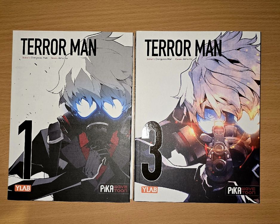 Terror Man T01 et T03, manga Coréen (Neuf avec emballage d'origine) à ...