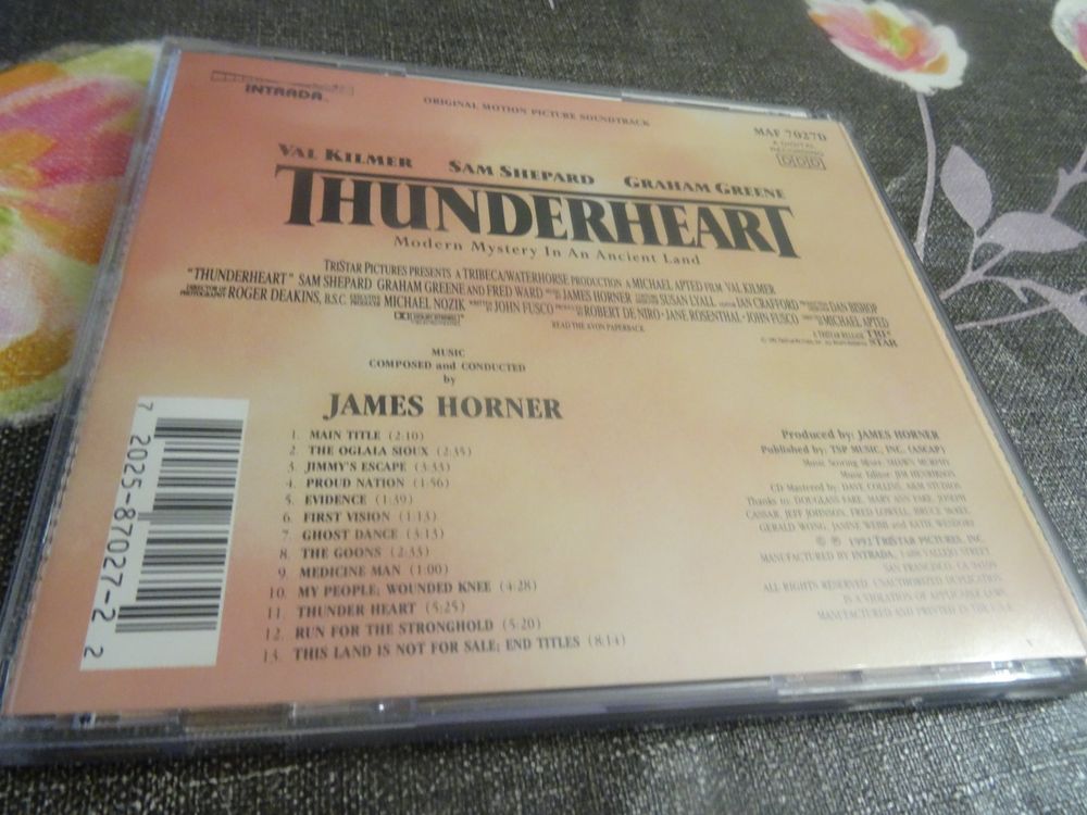 Thunderheart - Original Motion Picture Soundtrack CD (Gebraucht) in ...