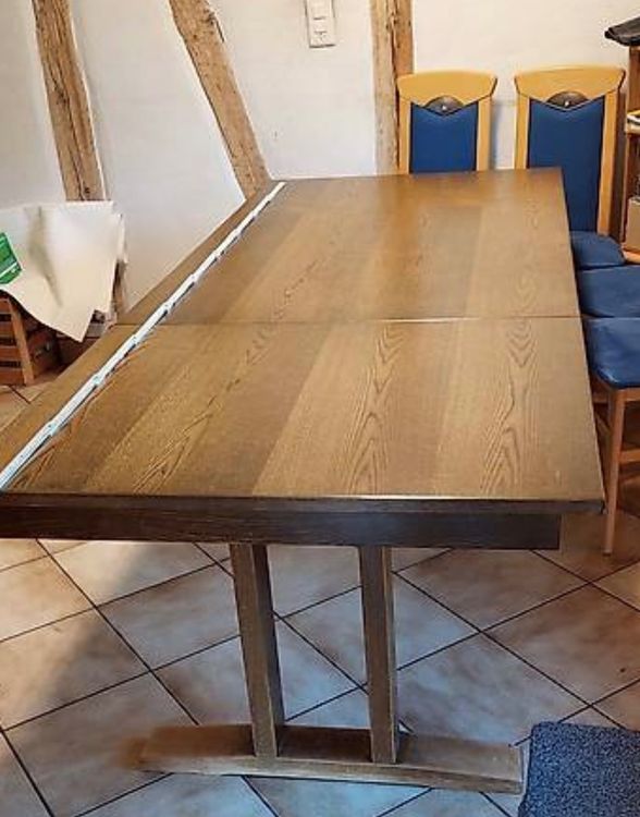 Massiver, ausziehbarer Esstisch (Gebraucht) in Obernau für CHF 1 – nur Abholung auf Ricardo kaufen