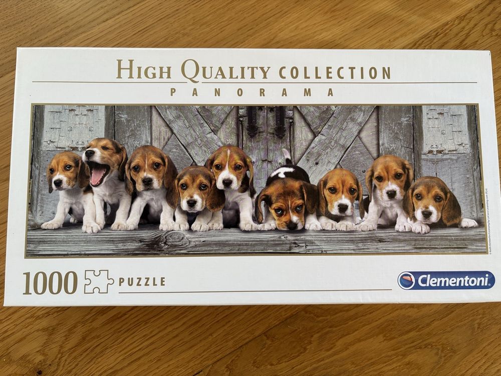 Puzzle Panorama Beagles 1000 Teile komplett | Kaufen auf Ricardo