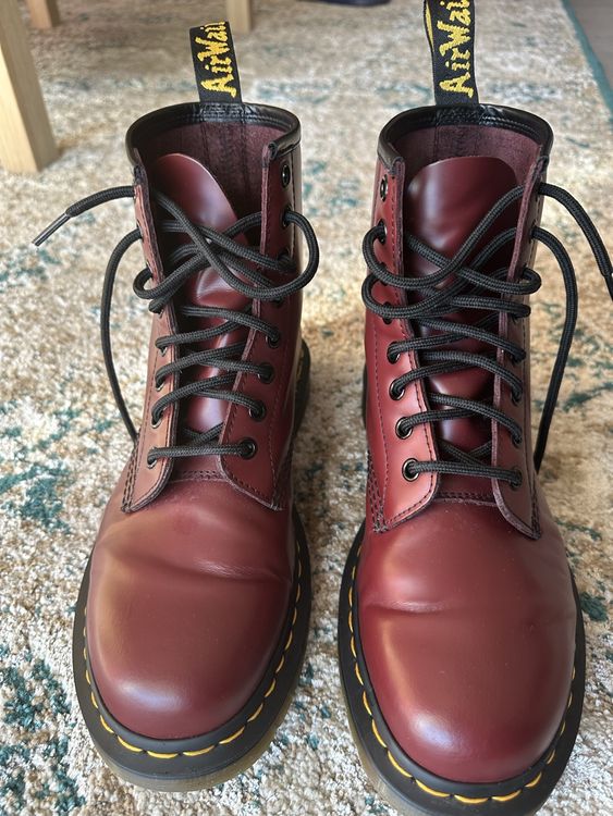 Dr Martens 1460 Smooth Leather Boots Cherry Red (Neu (gemäss Beschreibung)) in Neuchâtel für CHF ...