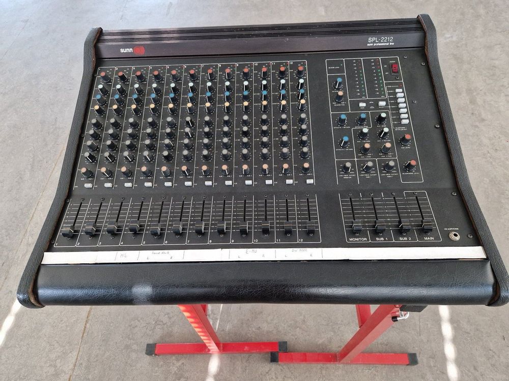 Rare Vintage Audio Mischpult SUNN SPL 2212 Professional Line | Kaufen ...