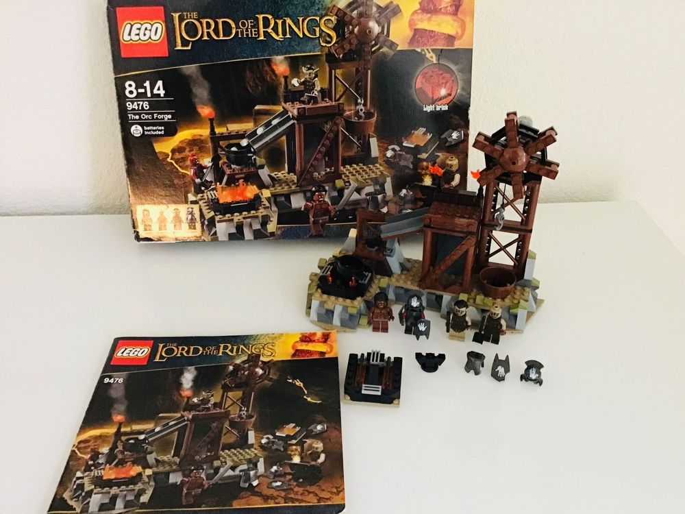 Lego 9476 Herr der Ringe the Orc Forge (Gebraucht) in Rodersdorf für ...