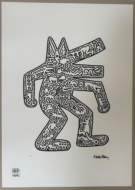 Keith Haring: Dog, POP Art 71/150 (Neu (gemäss Beschreibung)) in Meilen für CHF 55 – mit ...