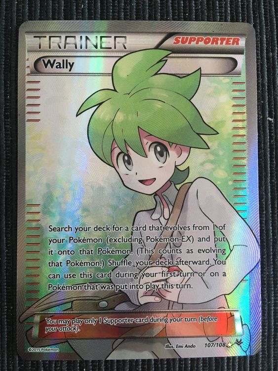 Pokemon Wally TrainerFullart XY Roaring Skies 2015 Near Mint (Neu ...