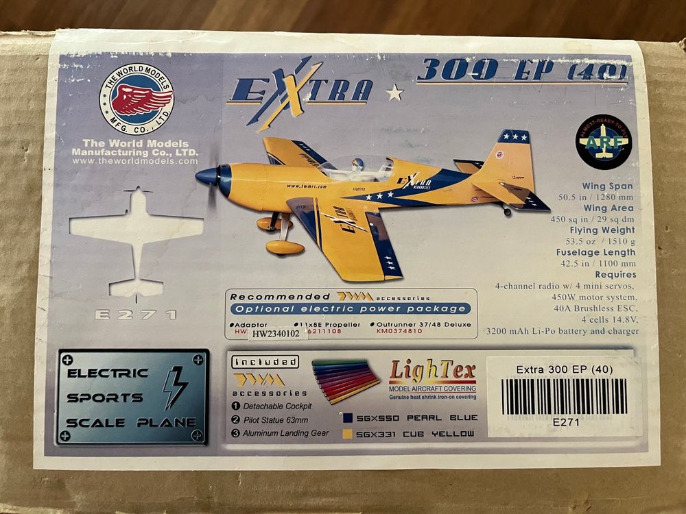Kunstflugmodell Extra 300 EP (40) (Neuf (Voir description)) à Auw pour ...