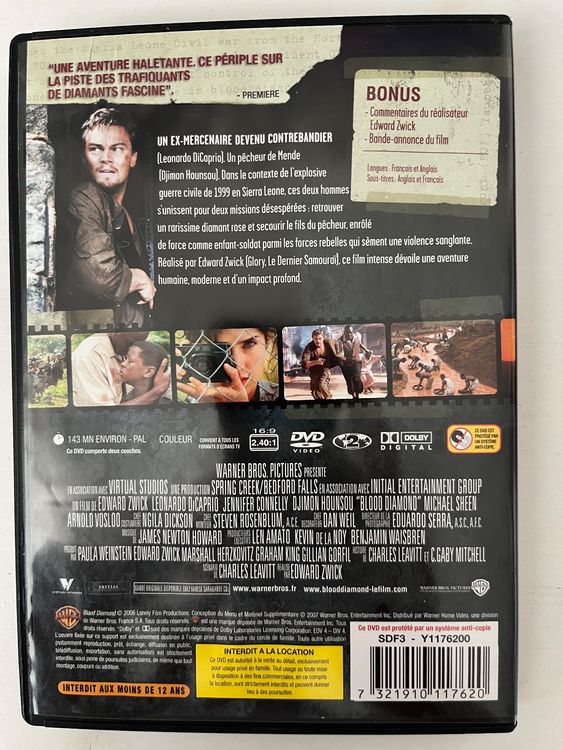 Blood Diamond (2006) DVD 📀 (FR/EN) (Neu (gemäss Beschreibung)) in Sierre für CHF 2.95 – mit ...