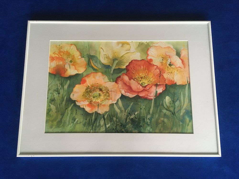 AQUARELL MOHNBLUMEN von ELISABETH JAKOB (Neu (gemäss Beschreibung)) in Aesch ZH für CHF 250 ...
