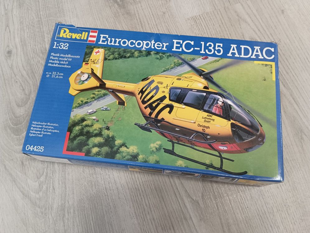 Revell 1/32 Eurocopter EC-135 ADAC 04425 vintage 1997 (D'occasion) à ...