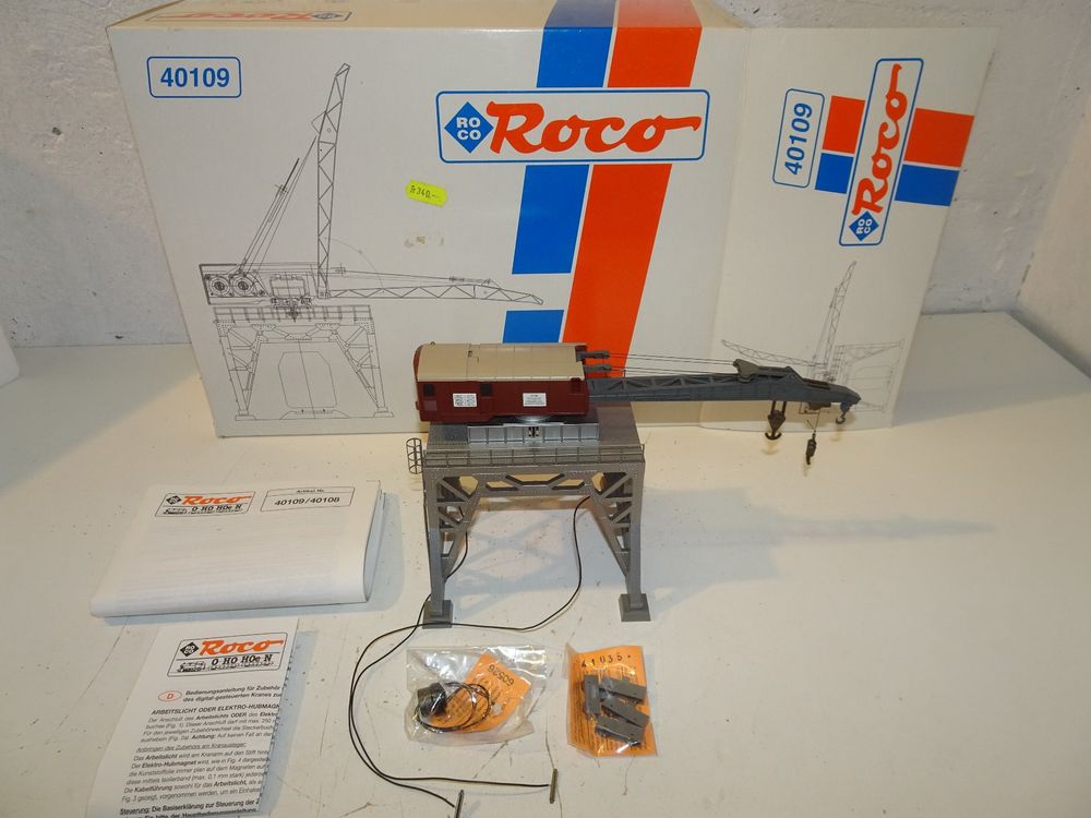 Roco Digital Portal Kran auf Rollen inkl. Magnet HO 40109 (Neu (gemäss ...