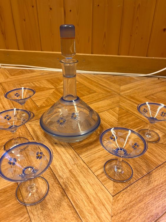 Antike Karaffe mit Gläser (Gebraucht) in Uetendorf für CHF 39 – nur ...