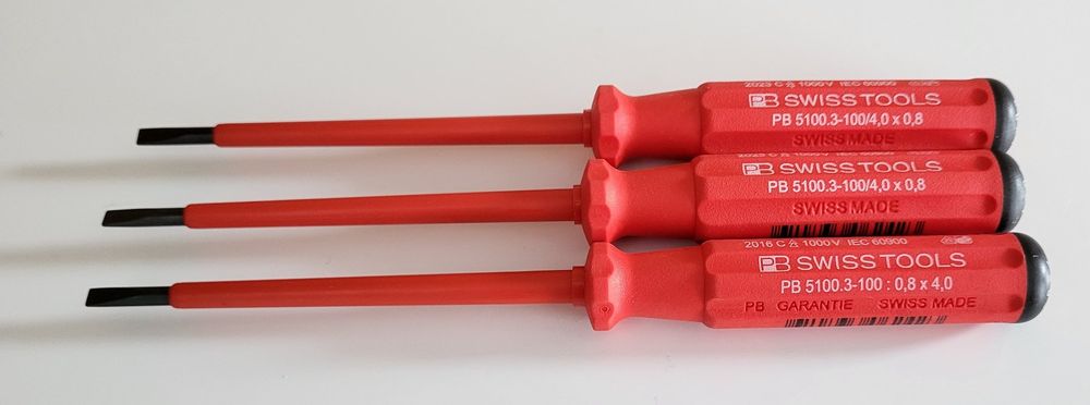 PB Swiss Tools Schraubenzieher Schlitz Isoliert Neu 3 Stück (Neu (gemäss Beschreibung)) in Davos ...