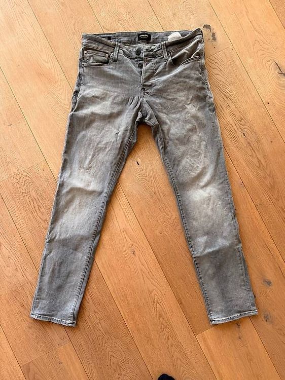 Jack & Jones Intelligence Super Stretch Jeans grau, W32 L30 (Gebraucht ...