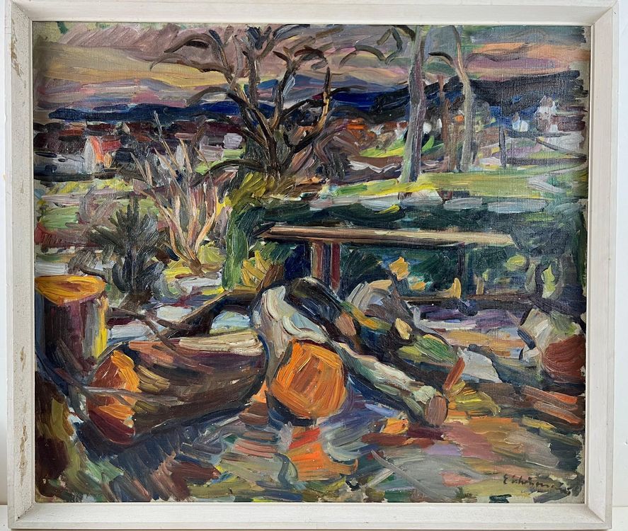 Erwin Schönmann (1906-1999) Grosser Gemälde (Gebraucht) in Neuhausen am Rheinfall für CHF 80 ...